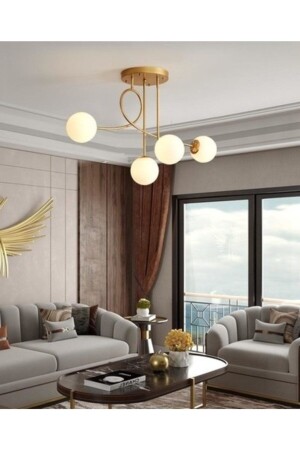 Pare Model Modern Spor Gold 4'lü Glop Beyaz Camlı Avize - Çarşı 24 ...